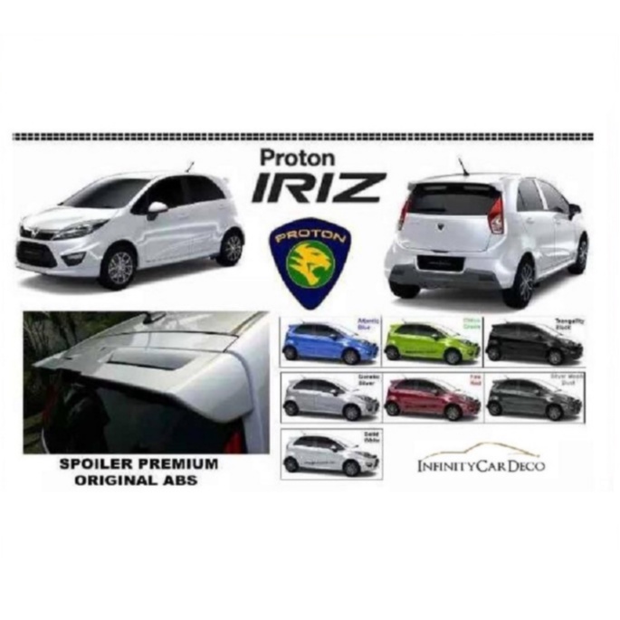 PROTON IRIZ 2014-2023 OE DESIGN ABS REAR SPOILER - ABS Manufacturing (M ...
